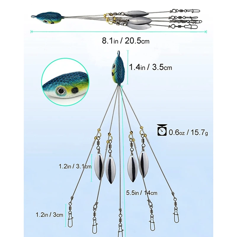 Umbrella Rigs For Stripers