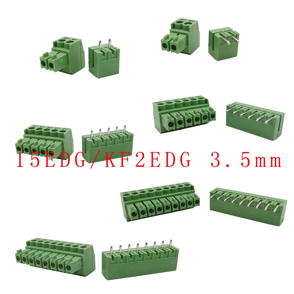 Pcb Screw Terminal Block Connector | 3.5mm Terminal | Header Socket | 15edg 3.5 | Kf2edg ...