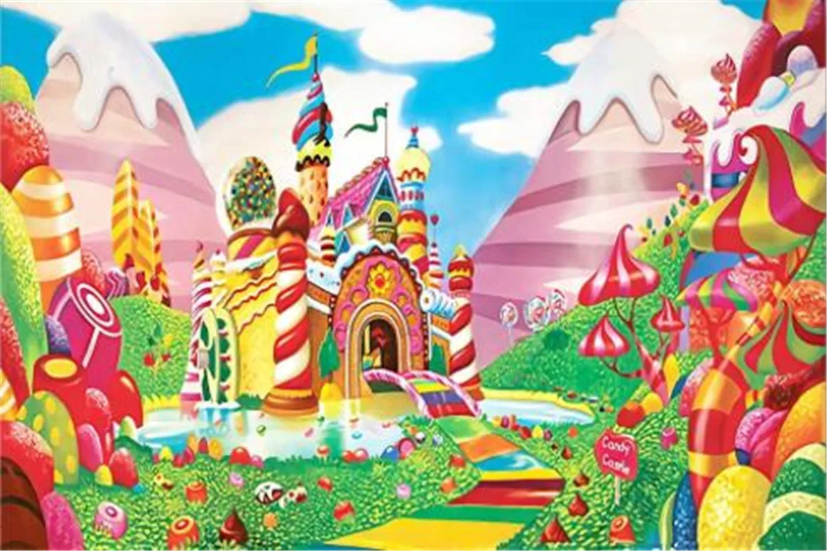 Candyland Castle Wallpaper