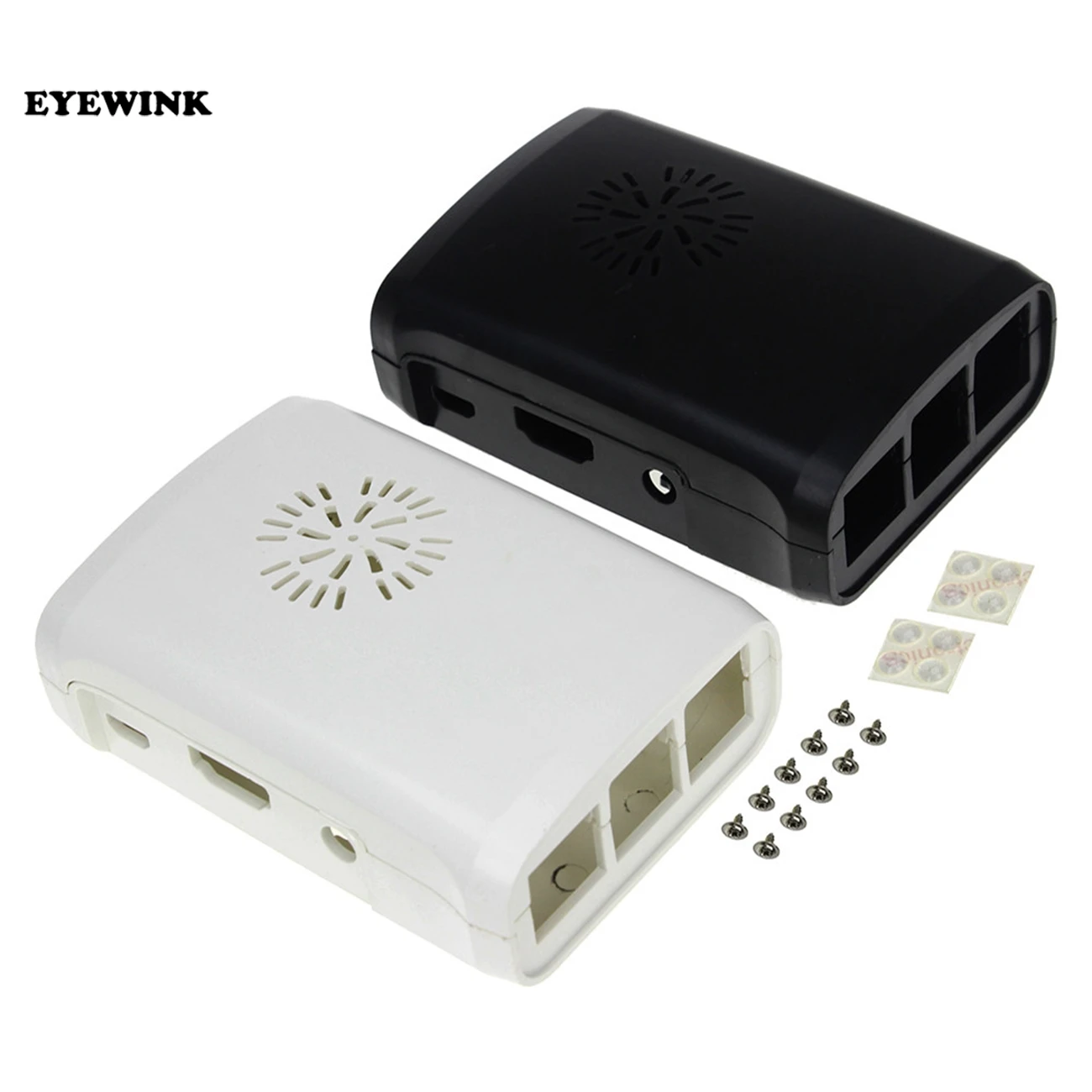 Raspberry Pi 3 3b 3b+ New!pi Box Abs Case With Fan Module For Raspberry Pi Model B Plus+ 2pcs ...