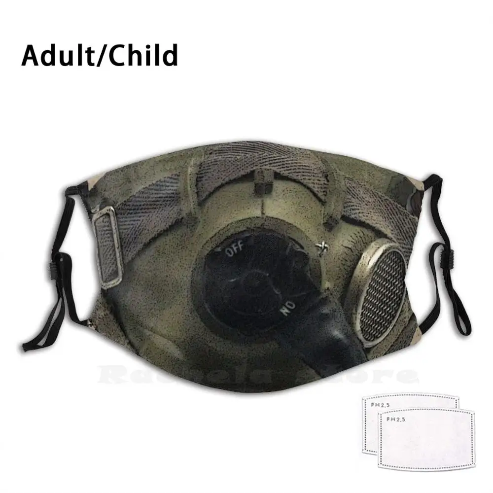 Basic Pilot Mask Adult Kids Anti Dust Filter Diy Mask Fighter Aircraft ...