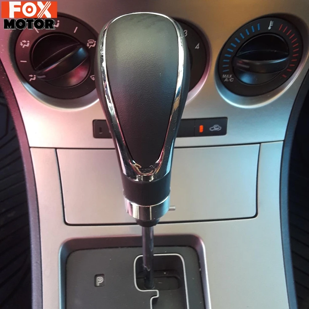 Universal Pu Leather Gear Shift Knob Gear Stick Shifter Lever Pen ...