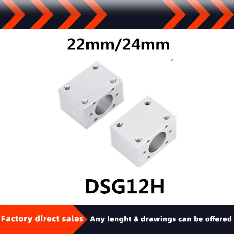 Dsg12h suporte de montagem cnc peças de esfera parafuso de alumínio ...