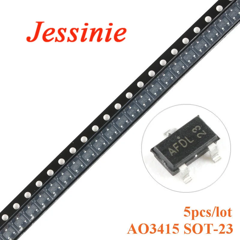5pcs AO3415 3415 SOT-23 P-channel SMD MOSFET Field Effect Tube ...