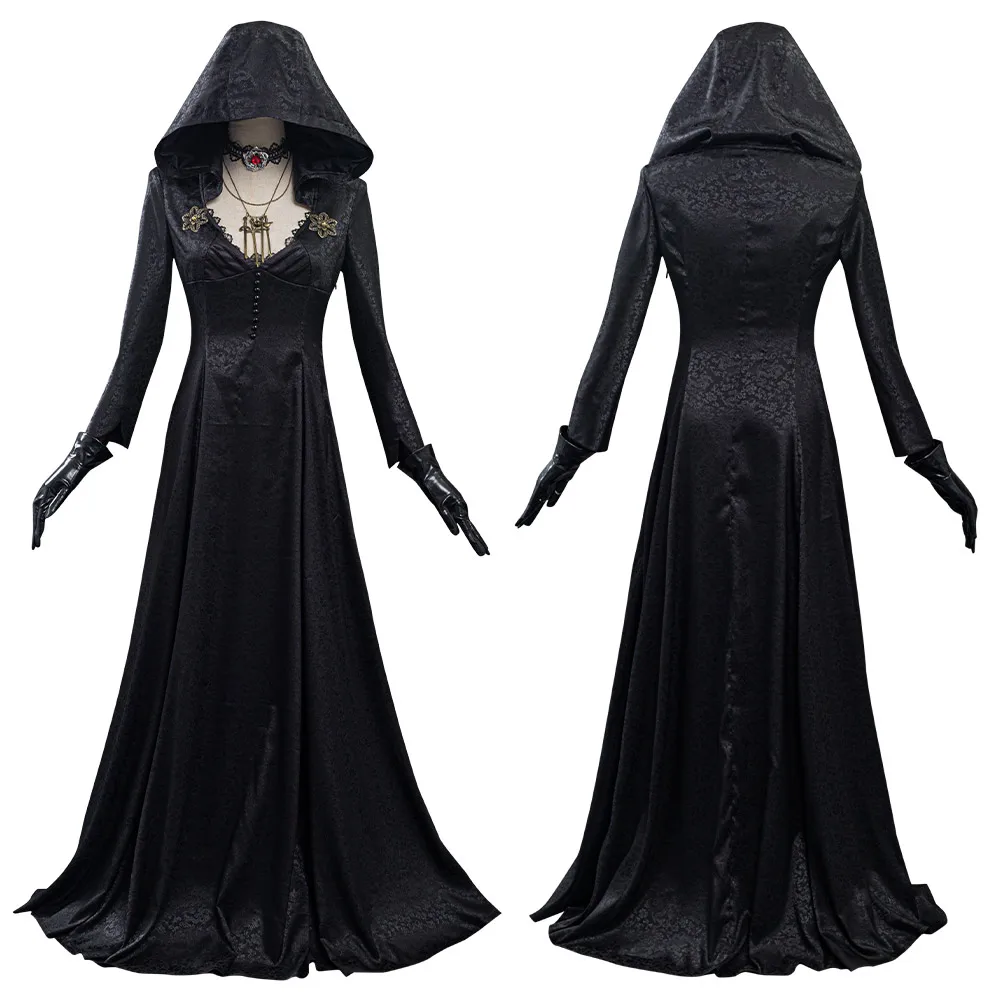 Evil-Village-Costume-Cosplay-Vampire-Lady-Dress-outfit-Halloween ...