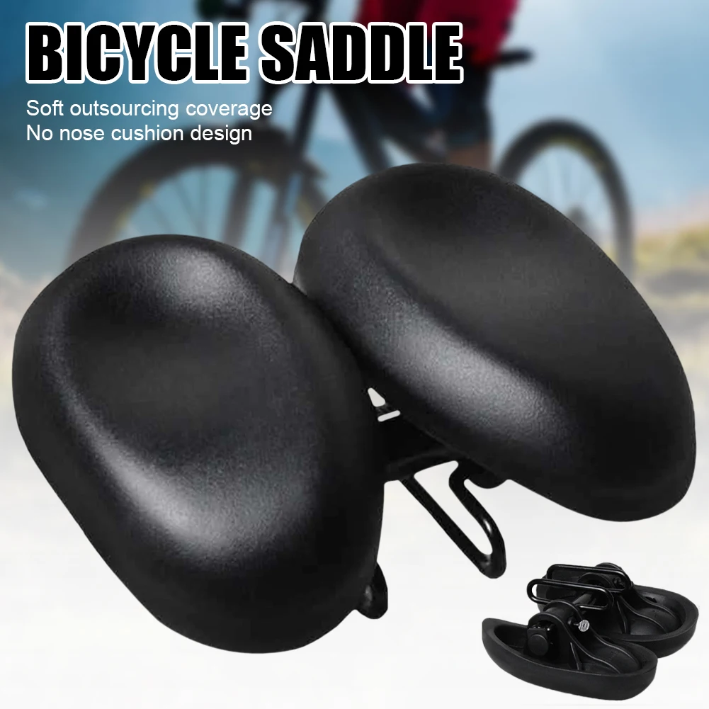 New-Bicycle-Seat-Breathable-Noseless-Adjustable-Bike-Saddles-Padded ...