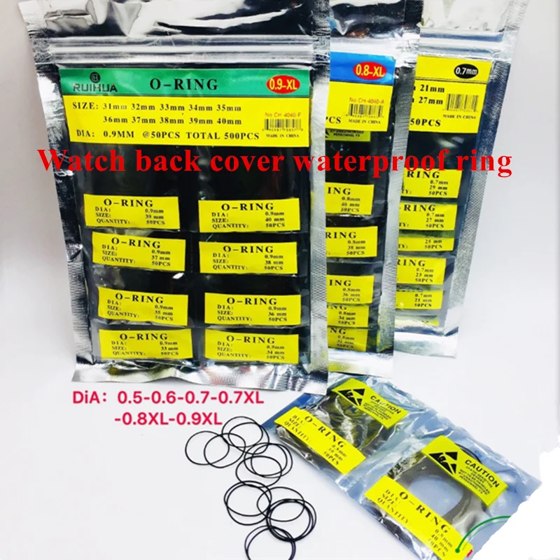 500-900Pcs Watch accessories Watch waterproof ring Watch seal ring ...