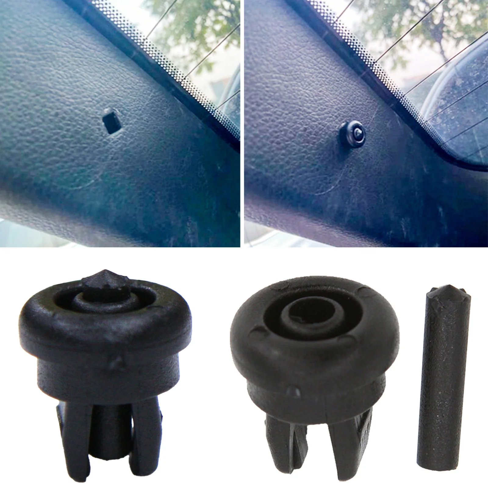 2pcs clips For Citroen C4 B7 DS4 DS5 DS7 Rear Boot Parcel Shelf String ...