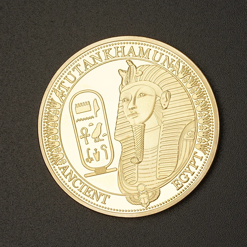 Ancient Egyptian Pyramids Sphinx Gold Plated Coin Ra Sun God ...