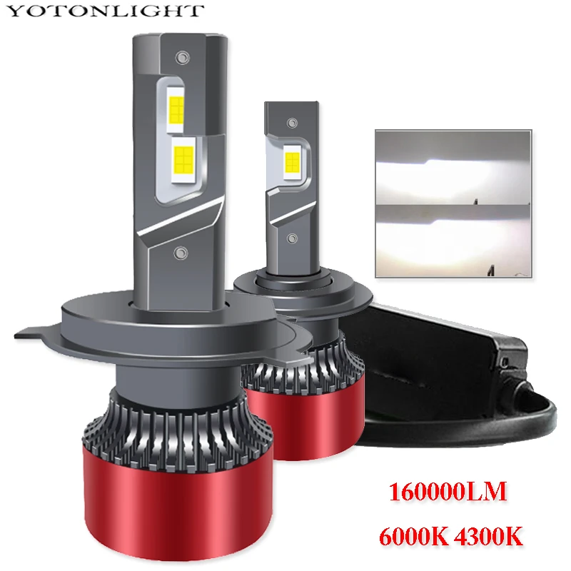 2x Mini H7 Led 4300k H4 H1 H3 Led H11 Headlight Bulb Hb3 9005 9006 Hb4 ...