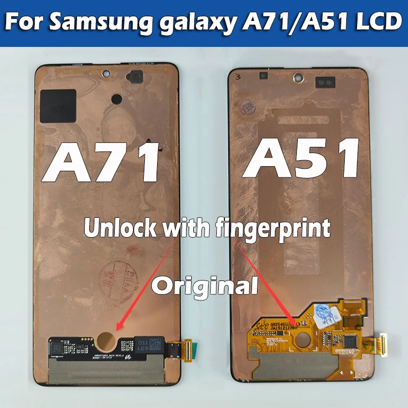 Original For Samsung Galaxy A51 A515 A515f A71 A715 A715f/ds A716fn ...