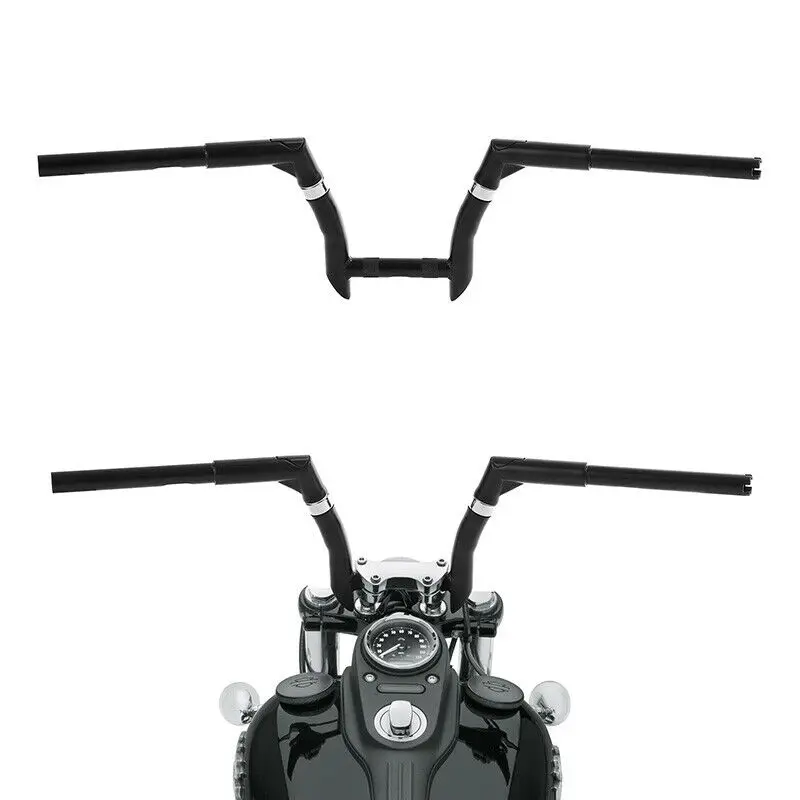 8 "Rise 1 1/4" Handlebar สำหรับ Harley Softail Slim FLSS CLASSIC Deluxe ...