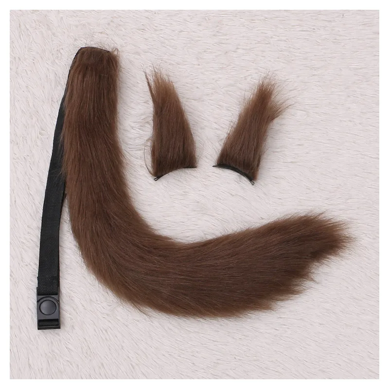 Costume Accessories Accessories Red Fox Tail Plug And Ear Set Fox Ear