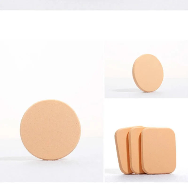 2PCS Square Puff Round Puff Spong Cosmetic Puff 1 Face Soft Lady Beauty ...