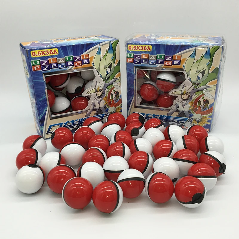 36 Pcs Pokeball+36 Pcs Figures Original Pokemon Toys Ball With Figure ...