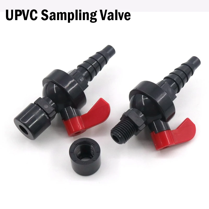 1PC 1/4 "~ 1/2" ด้ายชาย PVC Sampling Valve UPVC Sampling Valve สำหรับ ...