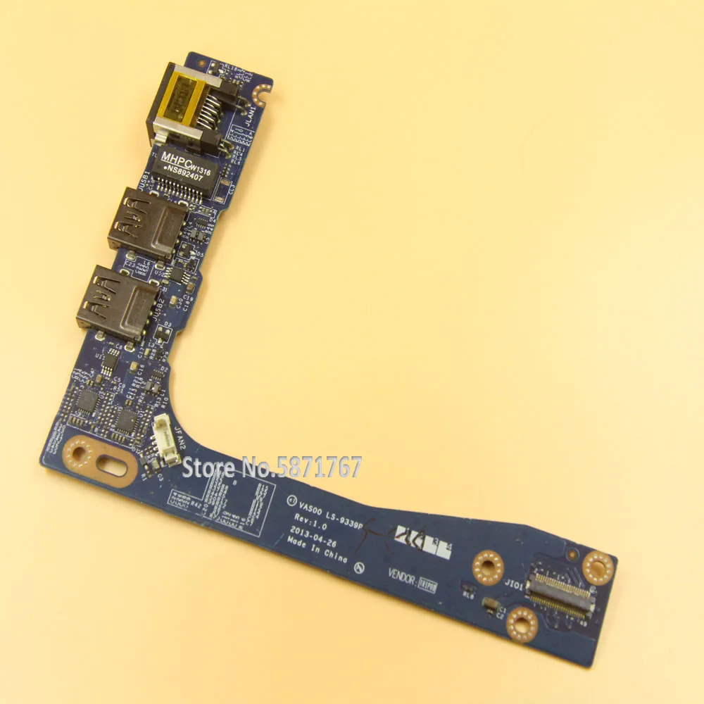 Placa ethernet USB Original para DELL ALIENWARE 17 M17X R5, VAS00 LS ...
