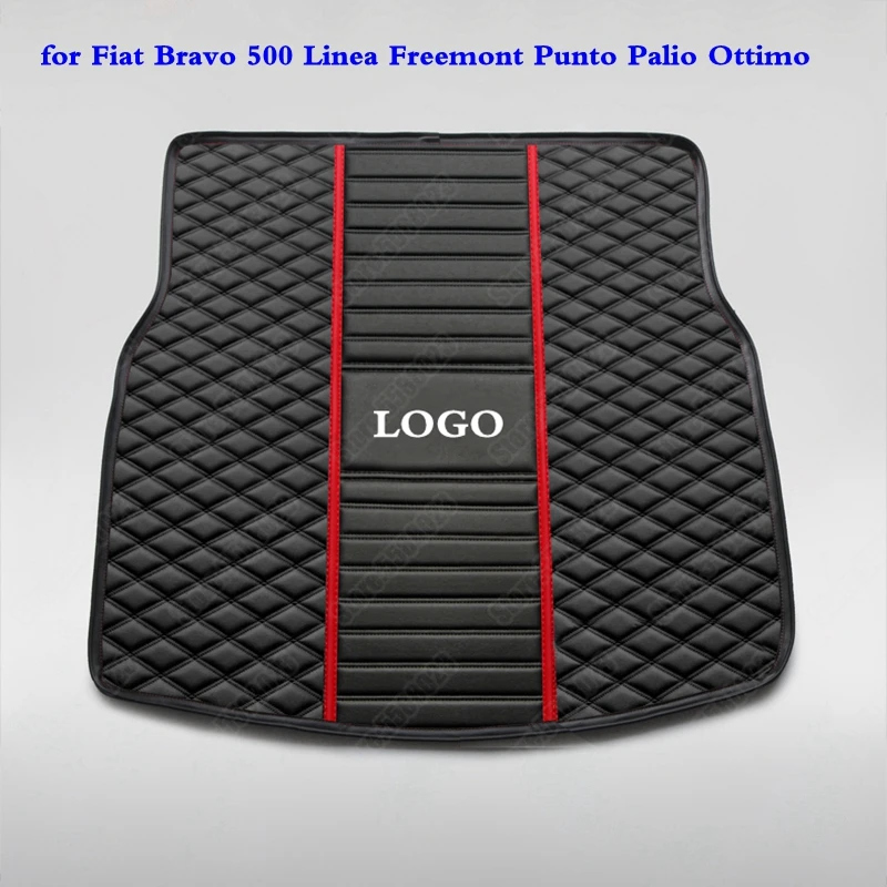 Luxury-Leather-3D-Car-Cargo-Boot-Trunk-Liners-Mats-for-Fiat-Bravo-500 ...