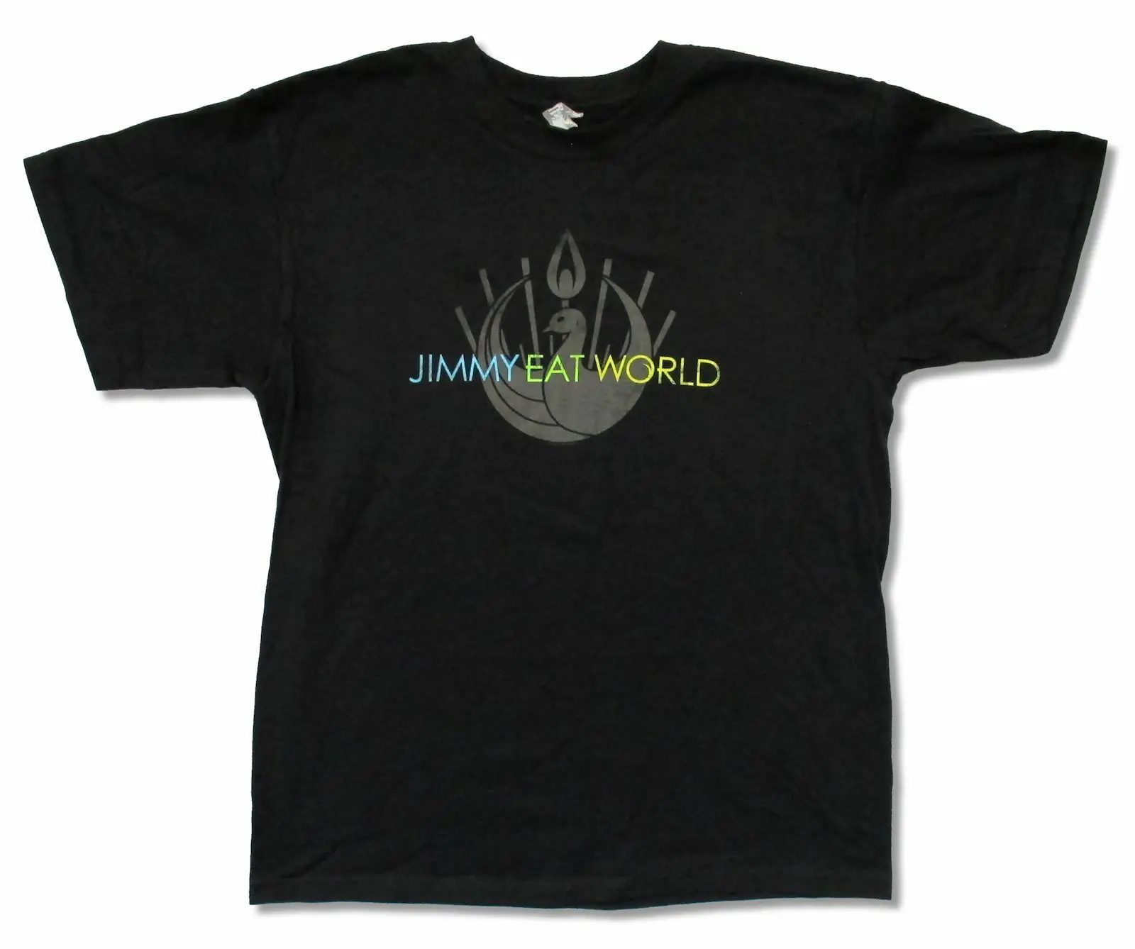 Jimmy eat world "pássaro" camiseta preto novo oficial adulto banda ...