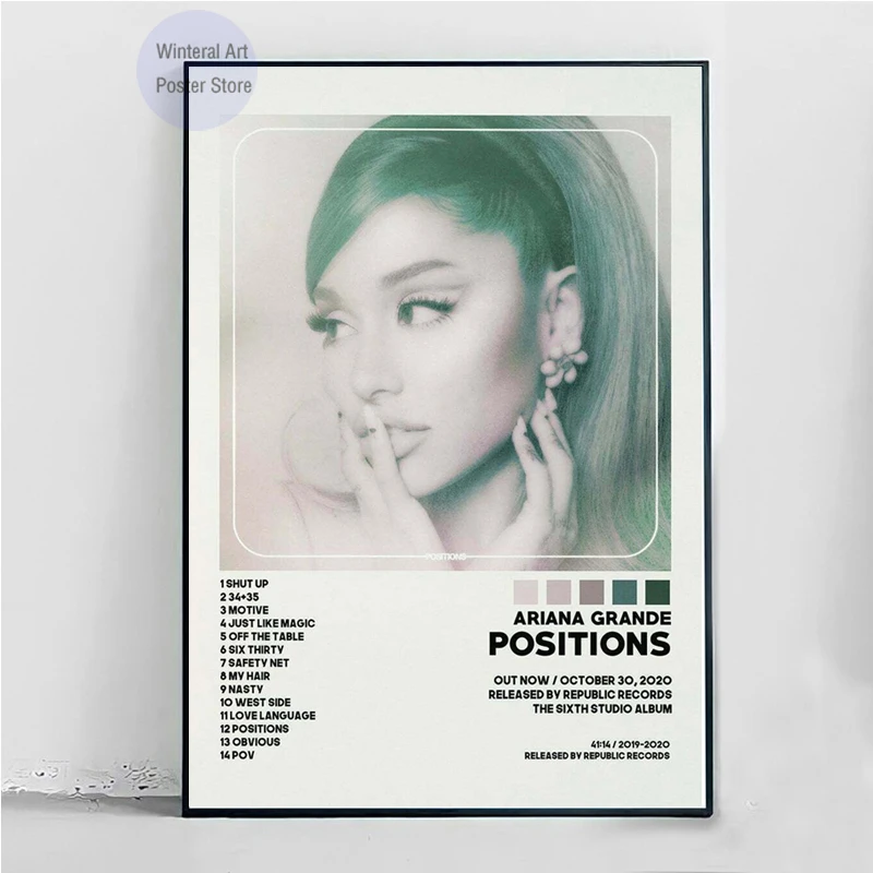 Ariana Grande Positions Album Cover Poster | ubicaciondepersonas.cdmx ...