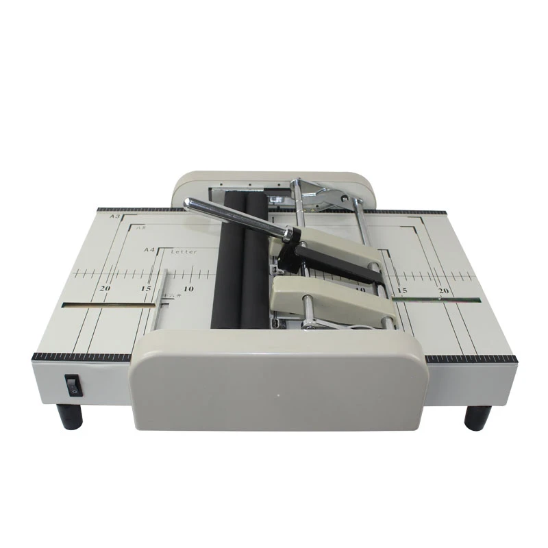 A3 Automatic Paper folding machine folder Saddle binder/Saddle ...