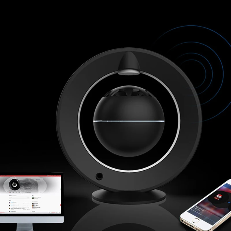 Magnetic Levitation Night Light Bluetooth Speaker Open Interview Design ...
