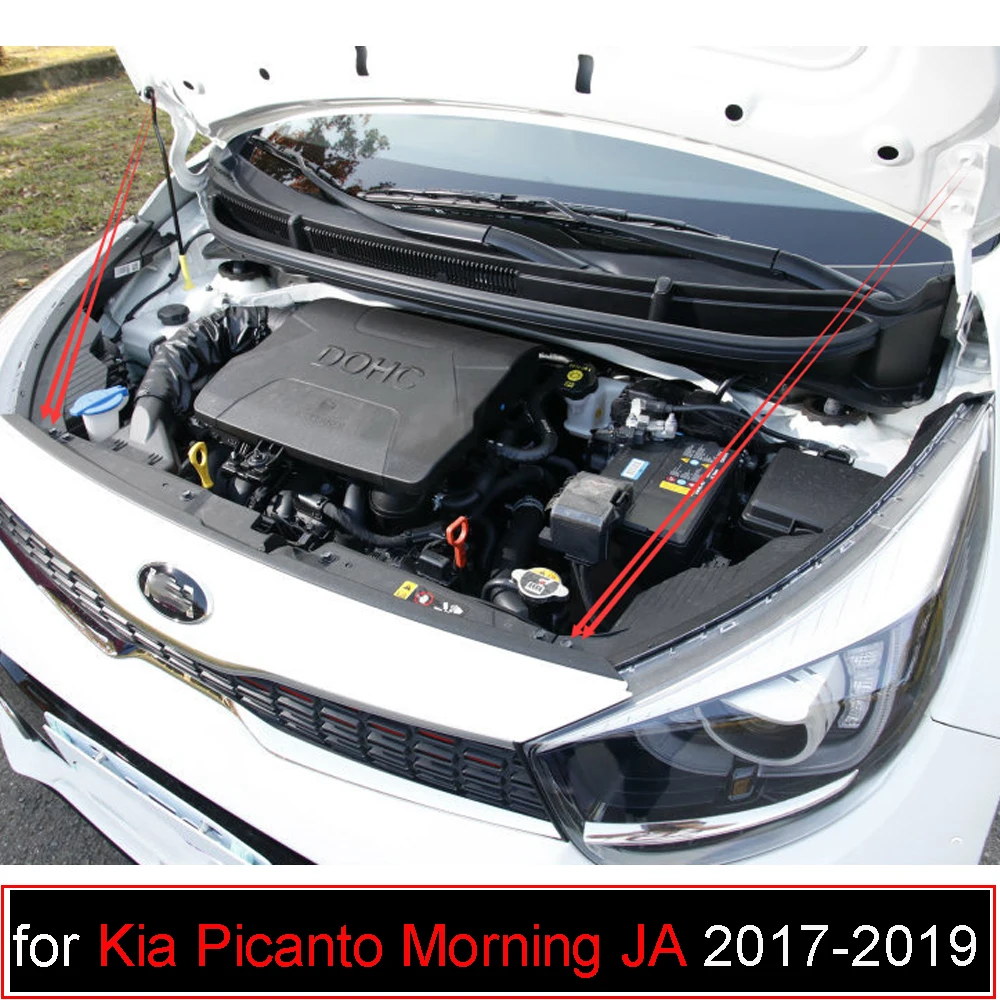 For Kia Picanto Morning (ja) 2017-2019 Front Hood Modify Gas Spring ...