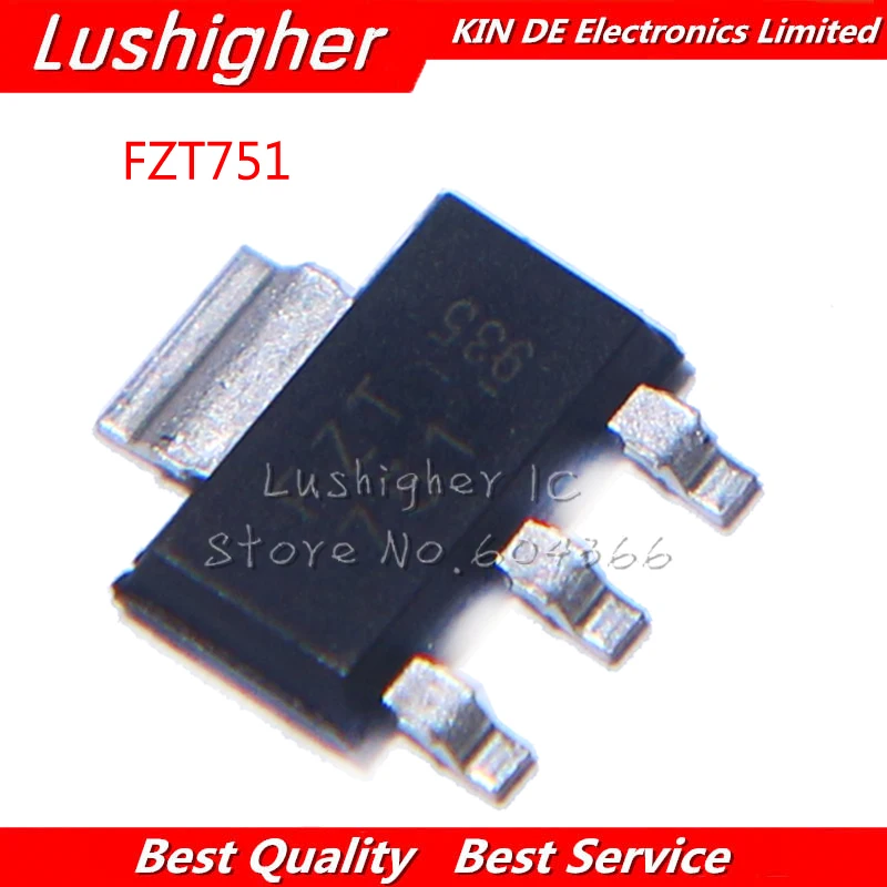 10pcs Fzt751ta Sot-223 Fzt751 Sot223 Fzt 751 - Circuitos Integrados ...