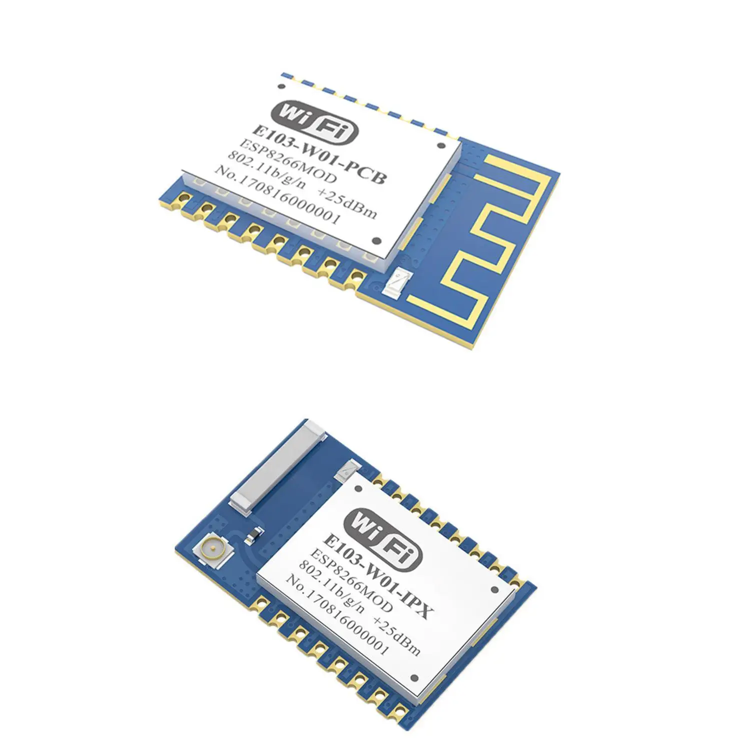 Duoweisi E103 W01 PCB ESP8266 WIFI Module E103 W01 IPEX Wireless ...