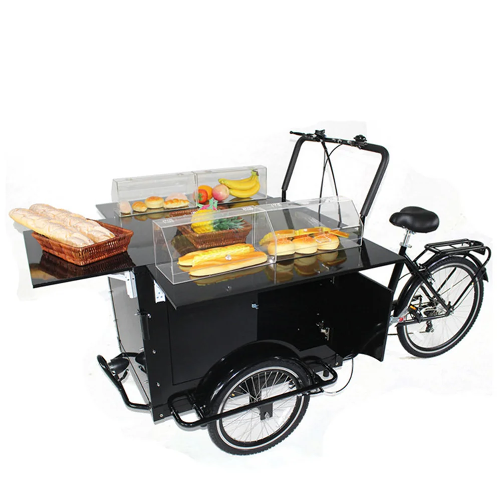 2019-pedal-electric-mobile-food-cart-bike-foldable-food-truck-trailer ...