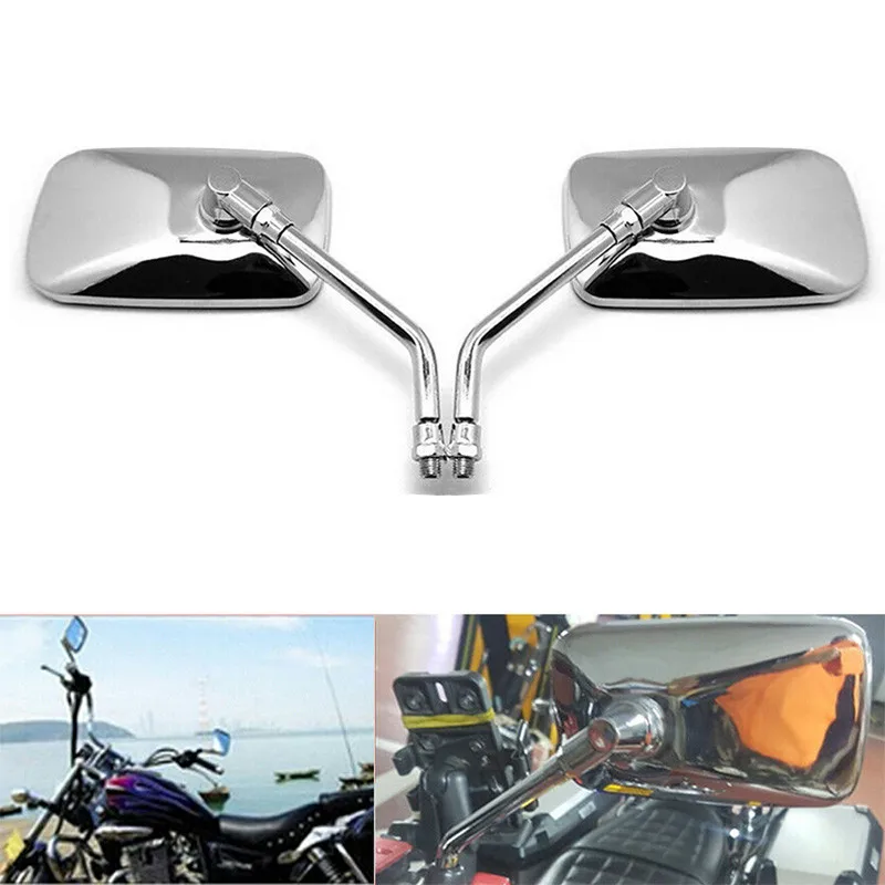 universal-motorbike-side-mirrors-10MM-8MM-chrome-motorcycle-mirror-for ...