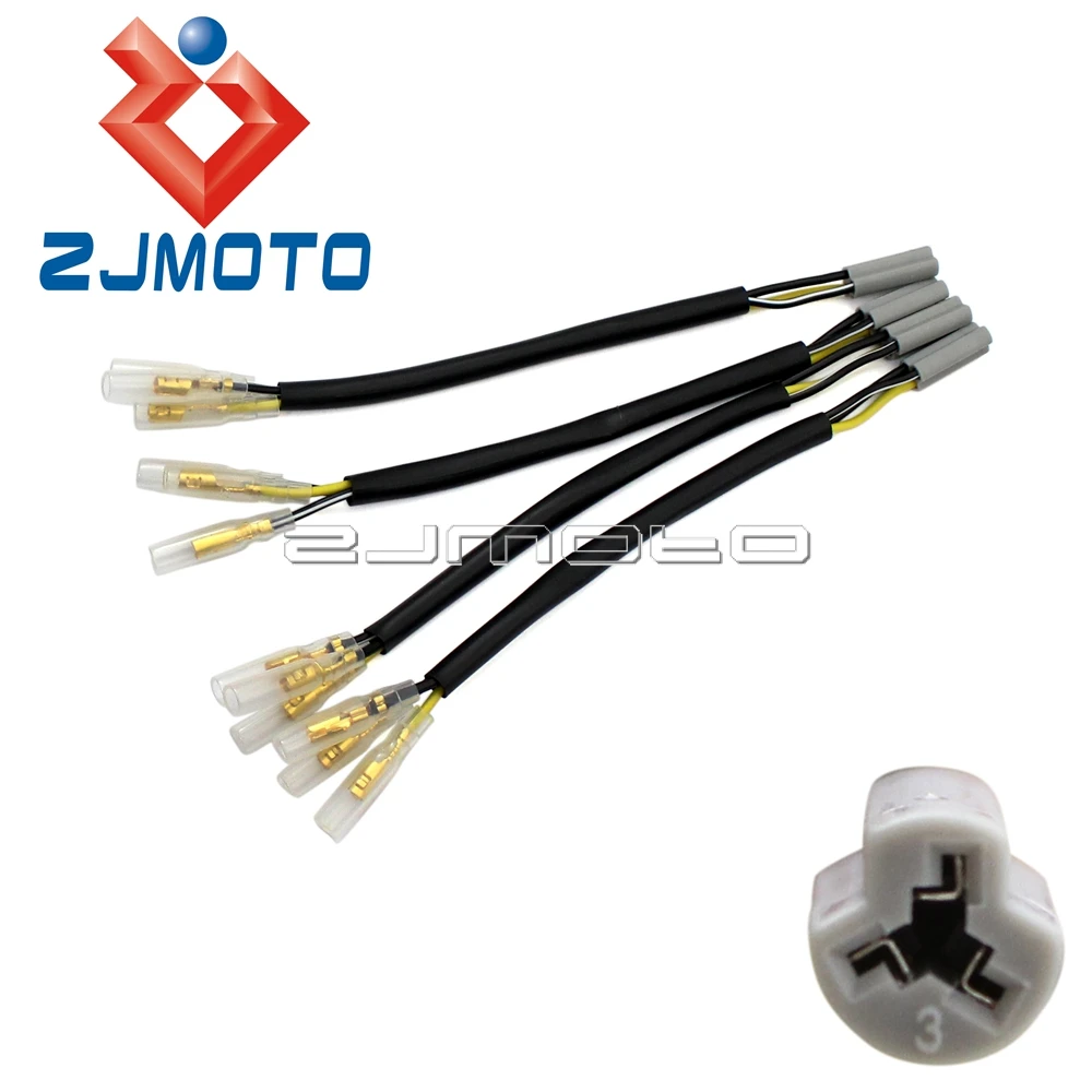 4x-Motorcycle-OEM-Turn-Signal-Wiring-Adapter-Plug-Harness-Connectors ...