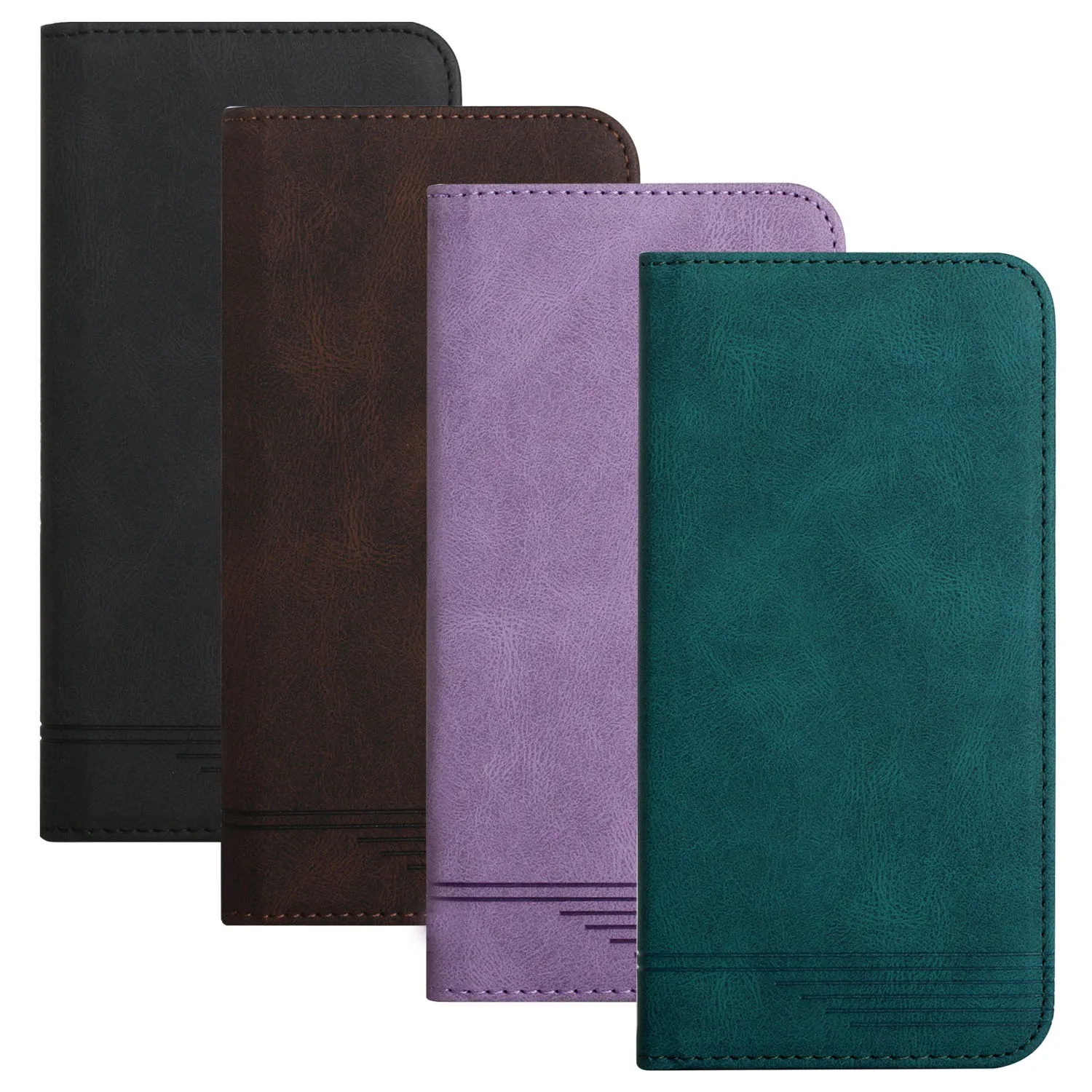 Leather Flip Case For OPPO Realme Q2 V5 V11 7 8 Pro 7i Narzo 20 30 Pro ...