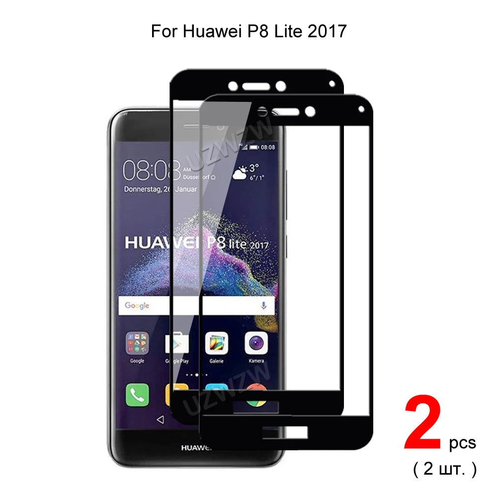 Protector de pantalla de vidrio templado para Huawei P8 Lite, 2017 de ...