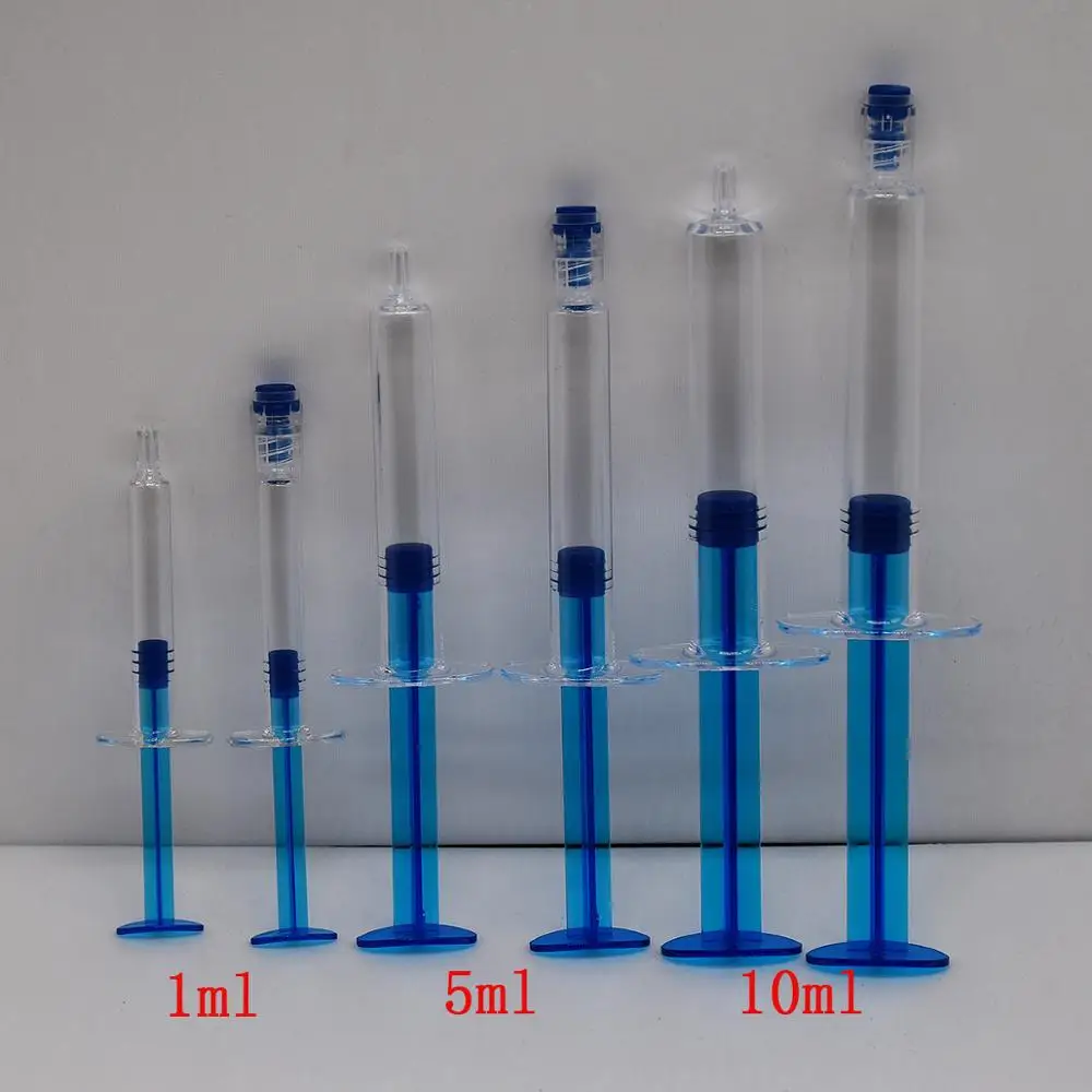 뜨거운 판매 화장품 주사기, 미용실 사용 스킨 케어 크림 빈 주사기, 히알루론산 포장 튜브, 1ml/5ml/10ml 병 10pcs|리필 병| - AliExpress