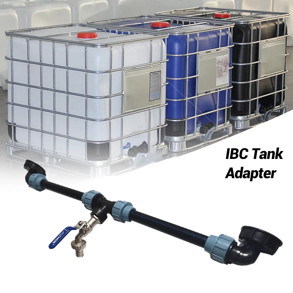 IBC Tank Tap Adapter Polyethylene IBC Tank Thread Faucet With 1 Tube ...