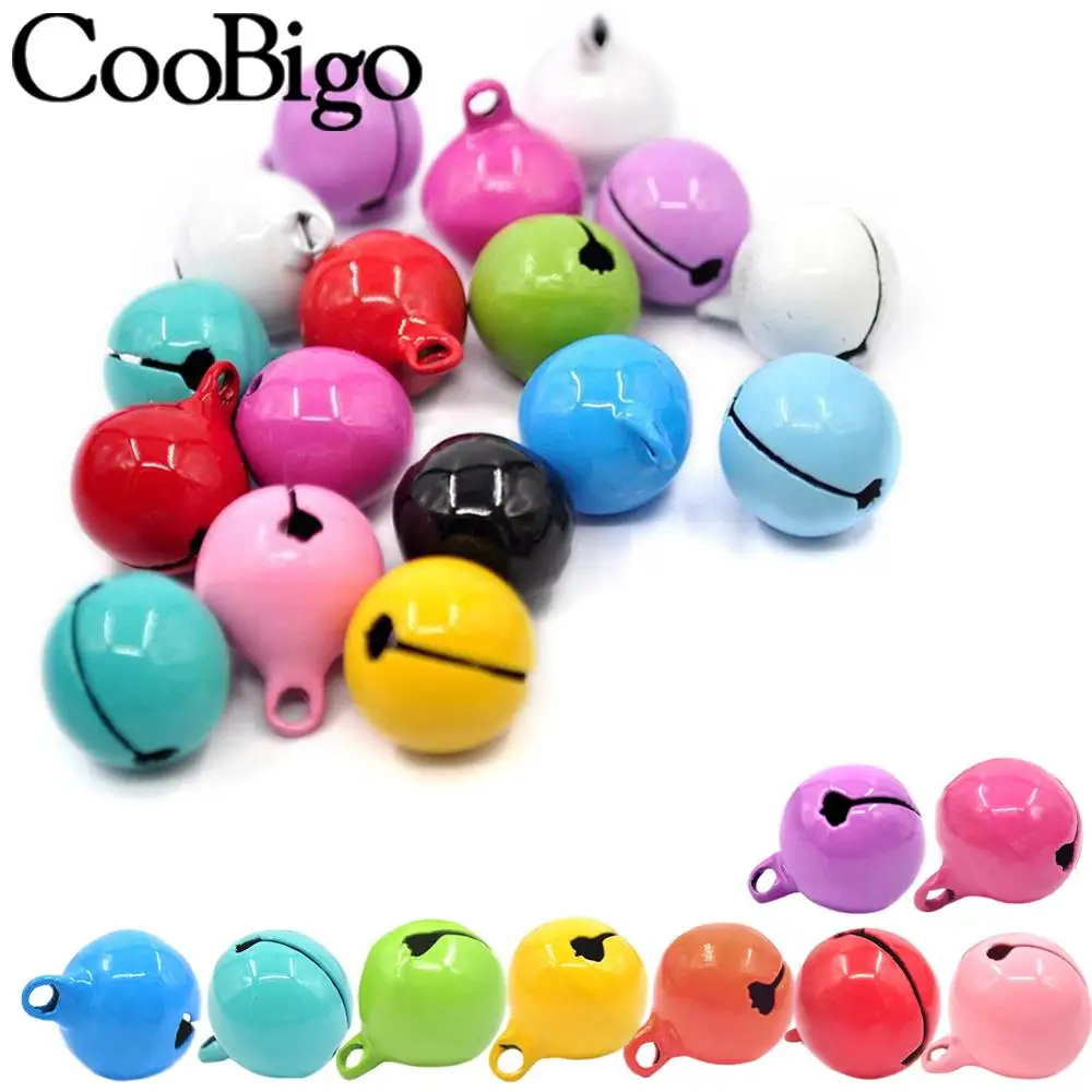 13mm Colorful Metal Bell Loose Beads Small Jingle Bells DIY Crafts ...