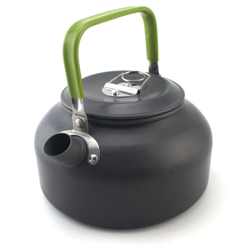 0.8L Outdoor Alloy Camping Water Kettle DS08 Coffee Pot Teapot