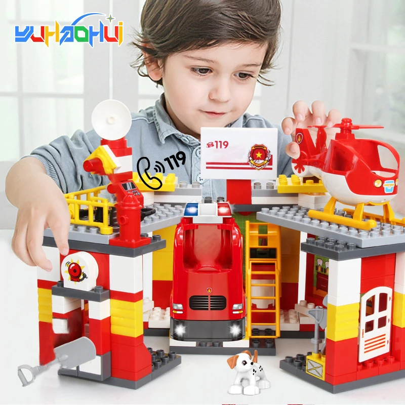 Bloques de construcción creativos para niños, juguete de ladrillos para armar Estación de ...