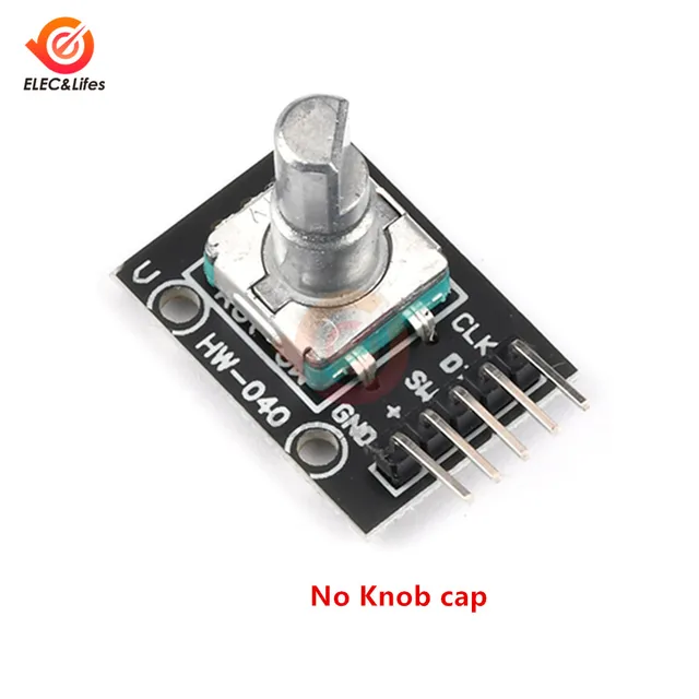 KY-040 360º Rotary Encoder Module with Inner diameter 6mm aluminum ...