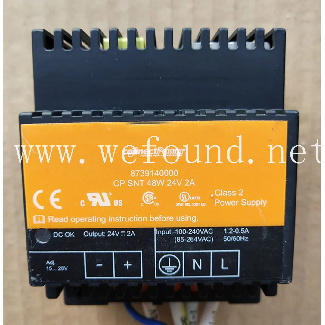 Original weidmüller 8739140000 cp snt 48w 24v 2a trilho de comutação de ...