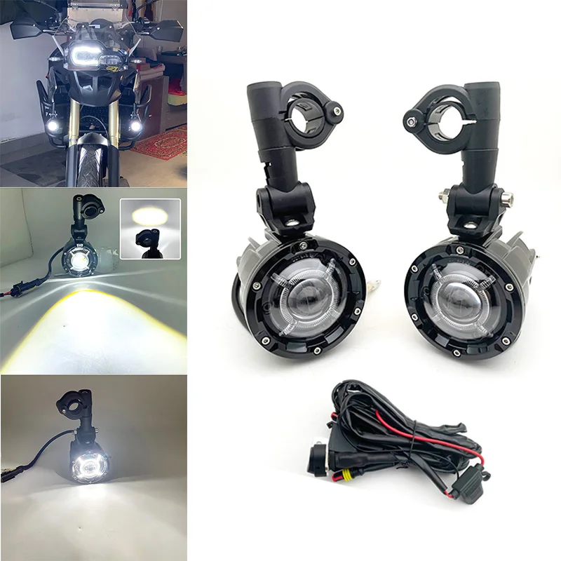 Auxiliary-Lights-for-BMW-Motorcycle-40W-6000K-Spot-Driving-Fog-Lamps-For-BMW-R1200GS-F800GS ...
