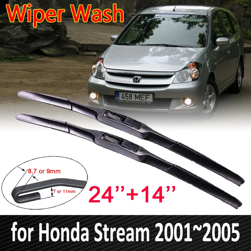 Car Wiper Blade for Honda Stream 2001 2002 2003 2004 2005 Front ...
