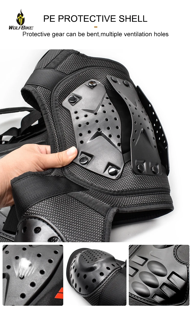 Wolfbike Back Protector Motorcycle Jackets Adult Shoulder Spine Chest ...