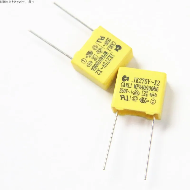 .1K275VAC CARLI X2 104K275V 100NF new 5PCS foot10MM Safety capacitance ...