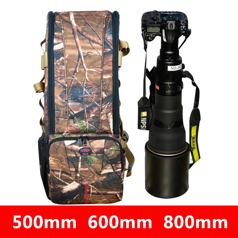 DSLR 카메라 망원 렌즈 백팩 가방 케이스, 방수 탐론 시그마, 니콘, 캐논, 소니, 300mm, 400mm, 500mm ...