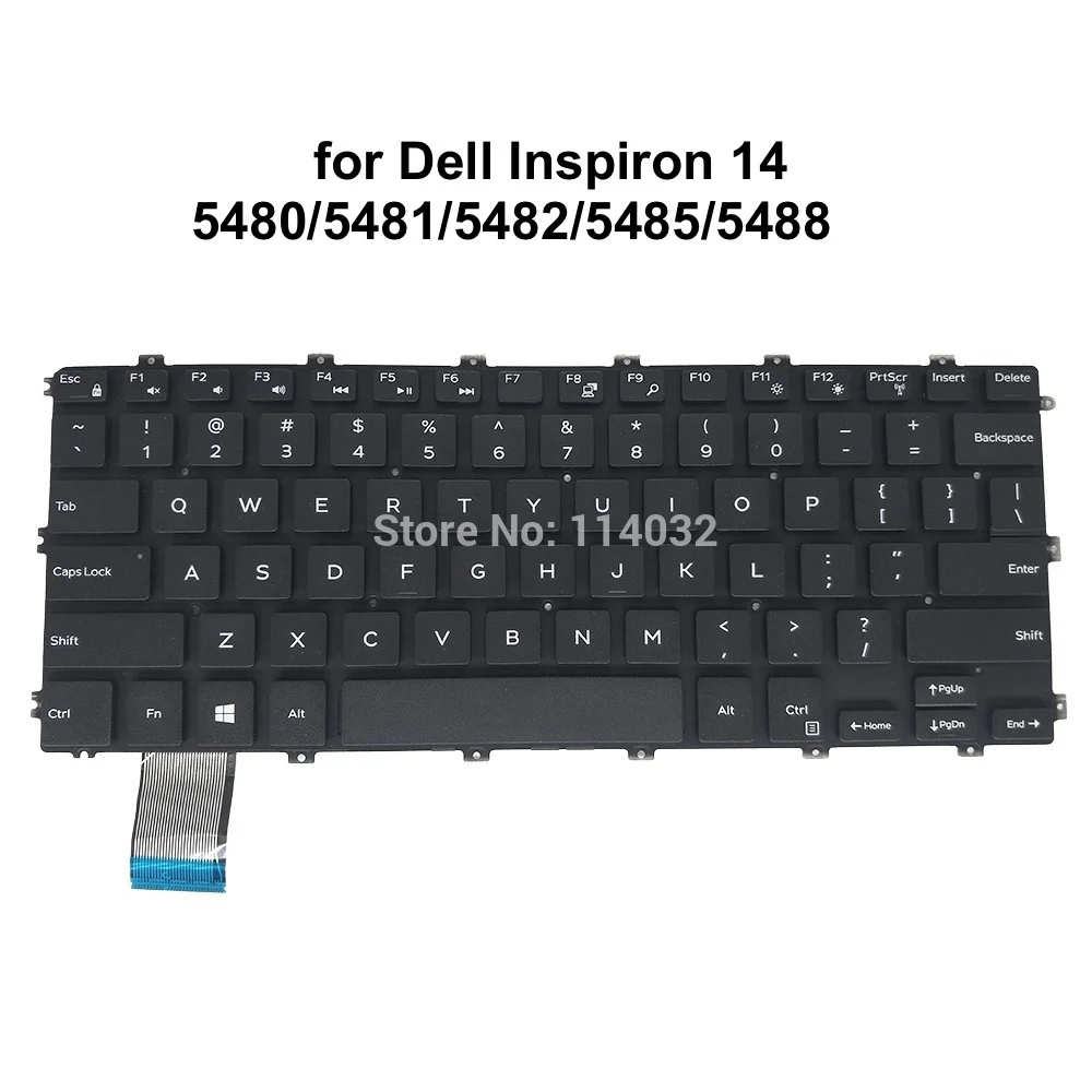 Backlit-Laptop-keyboard-for-Dell-Inspiron-14-5480-5481-5482-5485-5488 ...