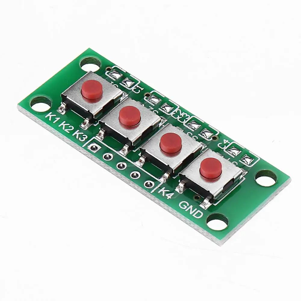 LEORY DIY 5 Pin Keypad Keyboard Module Mcu Board 4 Keys Button for ...