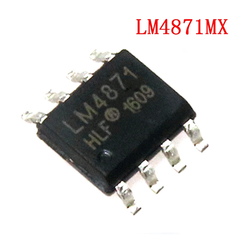 10pcs Lm4871mx Sop8 Lm4871 Sop 4871 Sop-8 3w Audio Power Amplifier With ...