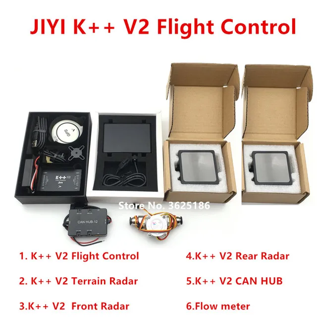 JIYI K++ V2 flight control Dual CPU HUB optional obstacle avoidance ...